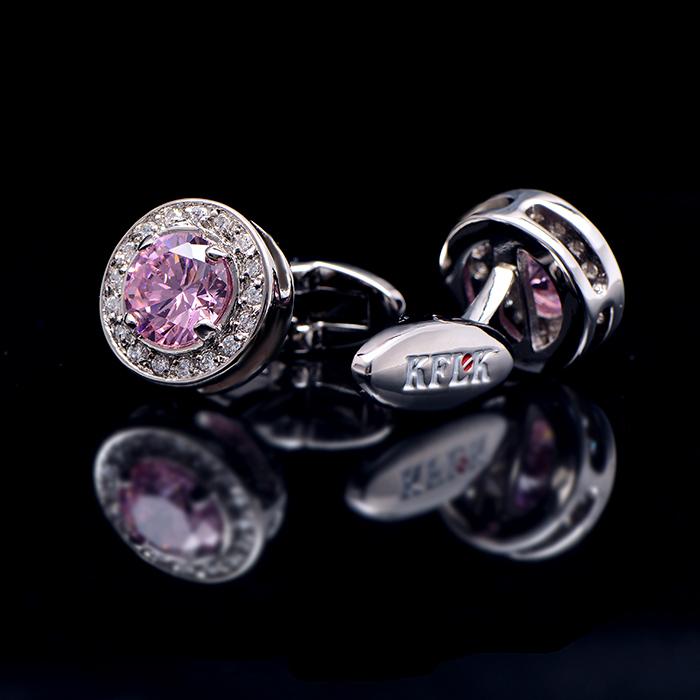 PINK CRYSTAL CUFFLINKS – miss cufflinks
